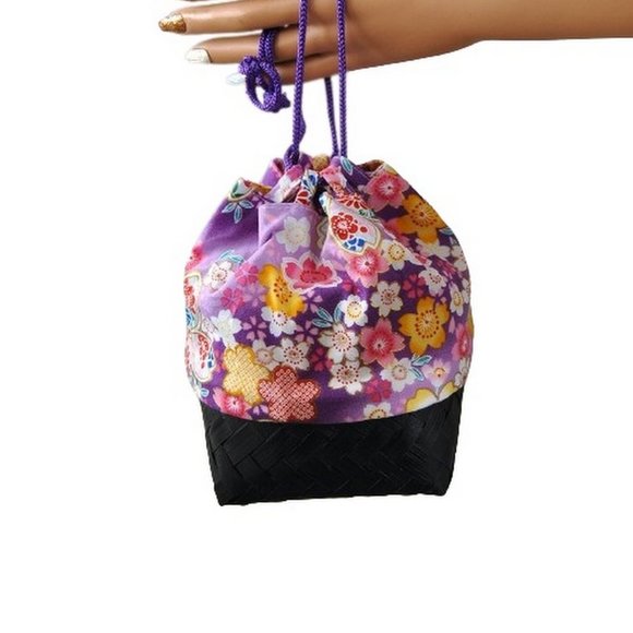 Hand Crafted | Bags | Brand New Japanese Geisha Bucket Bag Kago Half ...